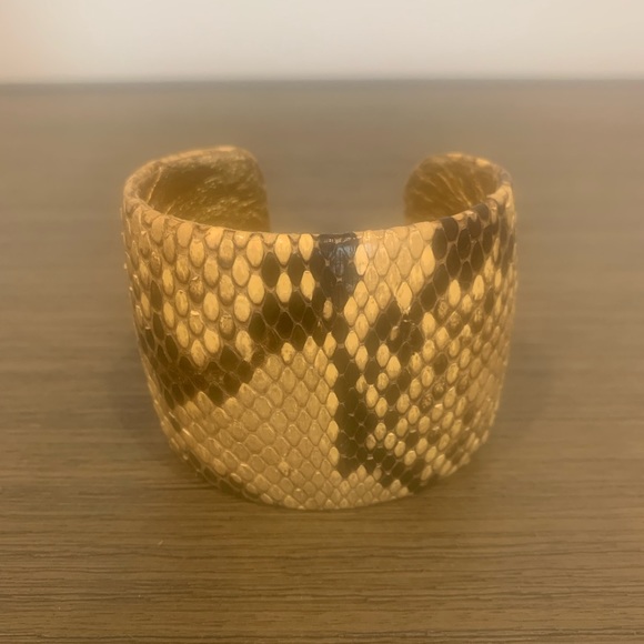 Ted Rossi | Jewelry | Euc Ted Rossi Nyc Snakeskin Cuff | Poshmark